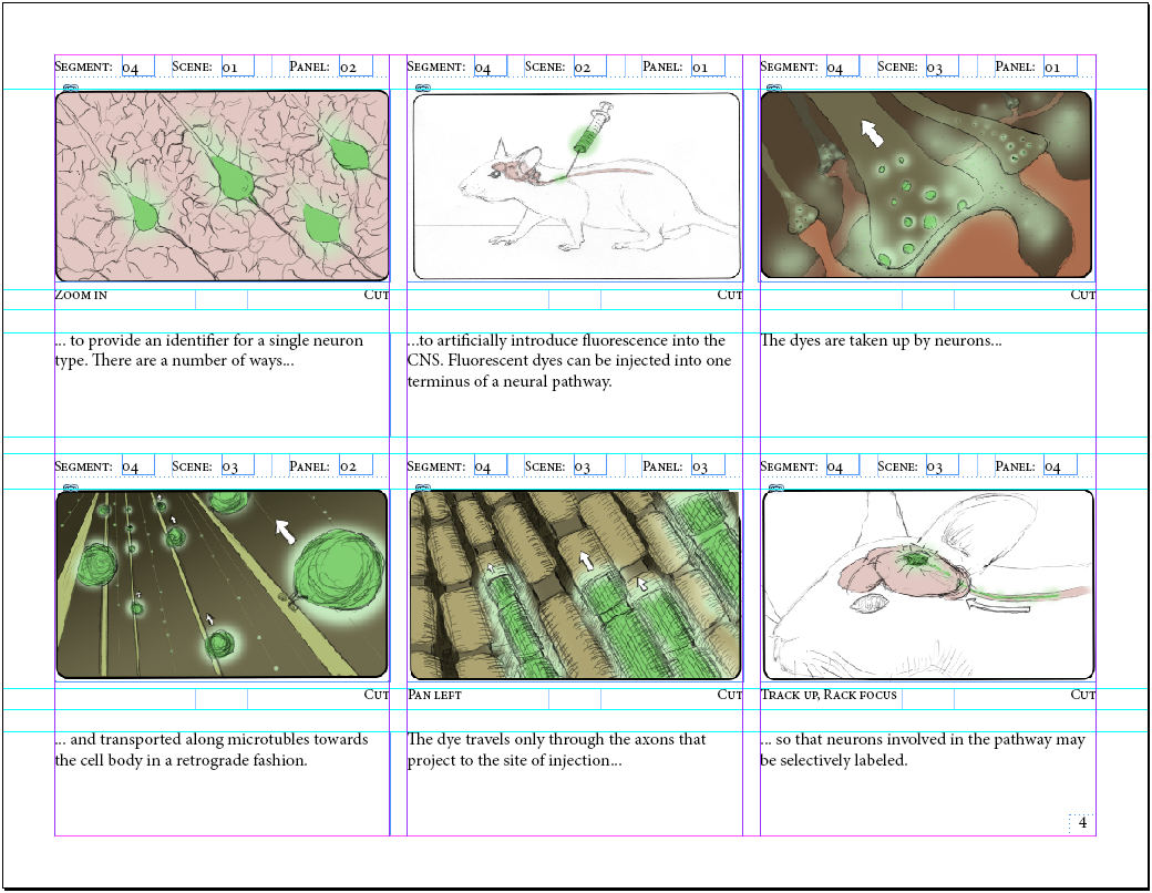Storyboard assets and workflow – Science Vis Lab